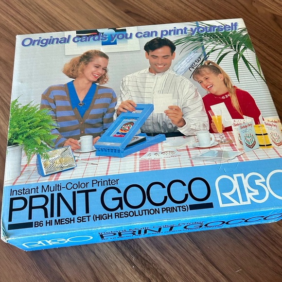 Riso | Other | New In Box Riso Print Gocco Instant Multicolor Printer ...